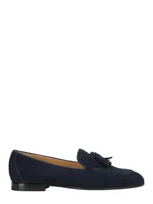 DOUCAL'S Doucal's Tassel Loafer Blue