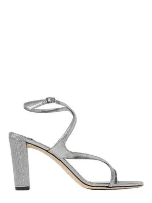 JIMMY CHOO Metallic Heeled Sandal