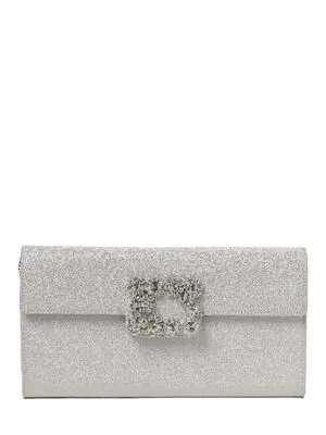 ROGER VIVIER Roger Vivier Evening Clutch Silver