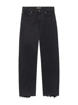 Balenciaga Mid Rise Jeans - Black