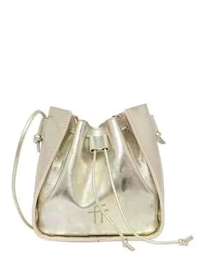 FORTE_FORTE Forte Forte Leather Bucket Bag Gold