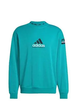Adidas Eqt Reflective Crewneck Sweatshirt - Equipment Green