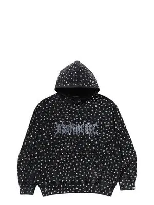 A BATHING APE Studded Logo Hoodie - Black