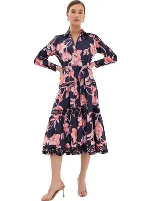 FIGUE Figue Molly Floral Print Dress