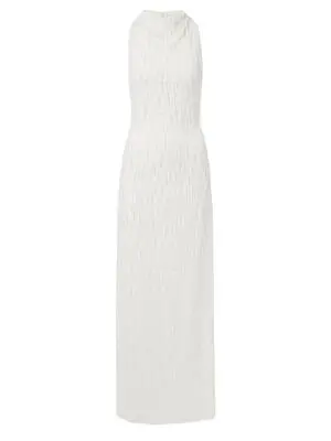 ROTATE BY BIRGER CHRISTENSEN Bridal Sequined Halterneck Gown - White