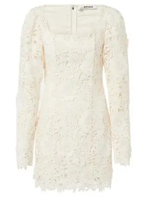 REMAIN BIRGER CHRISTENSEN Rotate Bridal Floral Appliqué Mini Dress