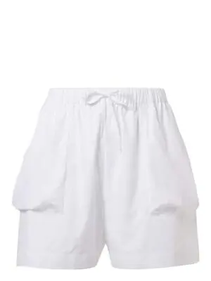 Simone Rocha Cotton Cargo Shorts - White