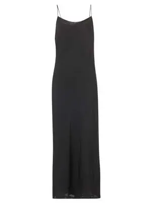 TOTÊME Silk Satin Slip Dress - Black