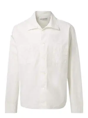 Our Legacy Funnel Cotton Poplin Shirt - White