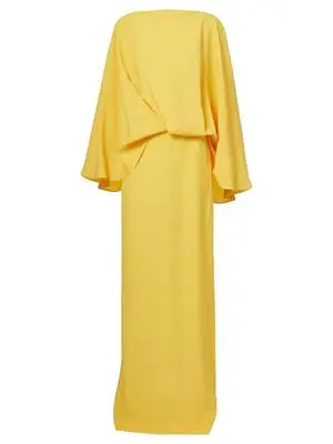 TALLER MARMO Maddalena Draped Gown - Yellow