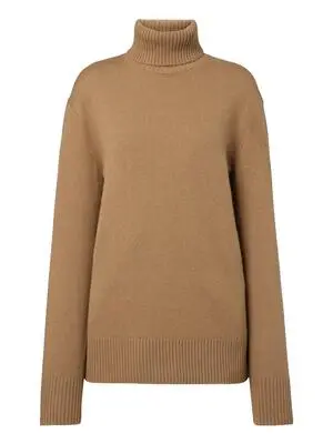 TOTEME Cashmere Turtleneck Sweater - Beige