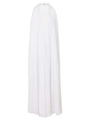 Jacquemus Norma Draped Maxi Dress - White