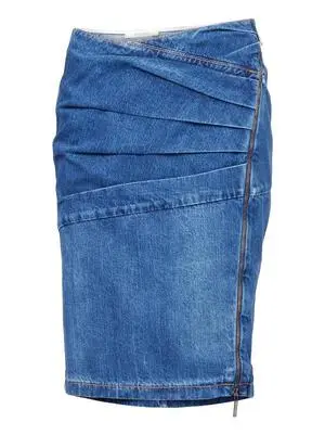 NENSI DOJAKA Nensi Dojaka Denim Midi Skirt