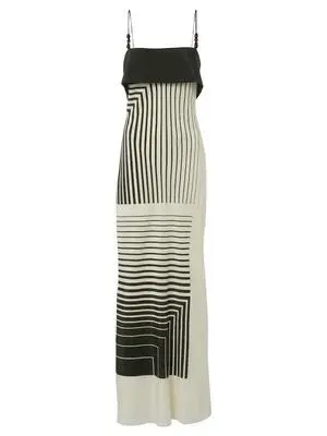 SIR. Leilana Striped Maxi Dress - Green