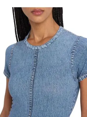 Rag & Bone Miramar Jersey Baby Tee - Minetta
