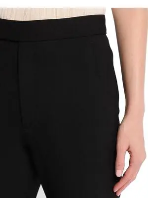 Maria Mcmanus High-rise Straight-leg Crop Trousers - Black