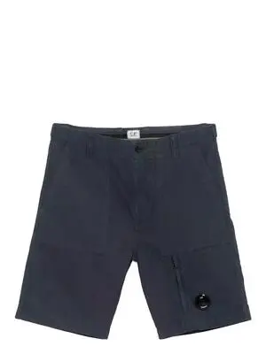C.P. COMPANY Lens-detail Cargo Shorts - Blue