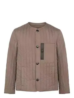 YVES SALOMON Quilted Jacket - Neutrals