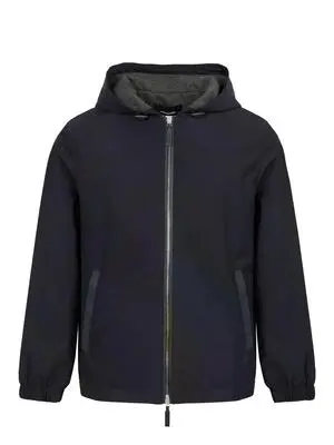 YVES SALOMON Waterproof Hooded Jacket - Black