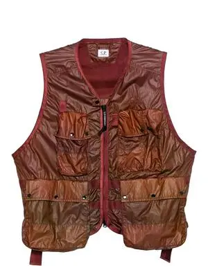 C.P. COMPANY Shell Gilet - Brown