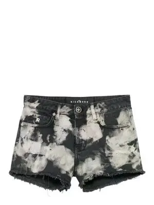 John Richmond Denim Shorts - Black