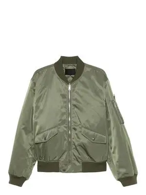 Prada Triangle-logo Bomber Jacket - Green
