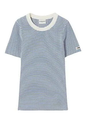 Claudie Pierlot Striped Fine-knit Top - Bleus
