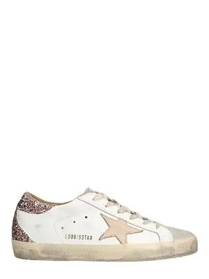 GOLDEN GOOSE Super Star Leather Low-Top Trainers White/comb