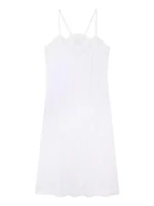 THE WHITE COMPANY Lace-embroidered Cami Stretch-jersey Nightie - Ivory