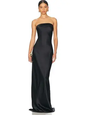 Eterne Amina Silk Dress - Black