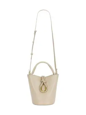 Bottega Veneta Small Liberta Bucket Bag - Ecru & Muse Brass