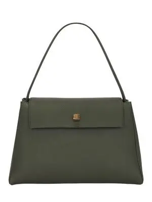 Khaite Audrey Top Handle Bag Bottle Green