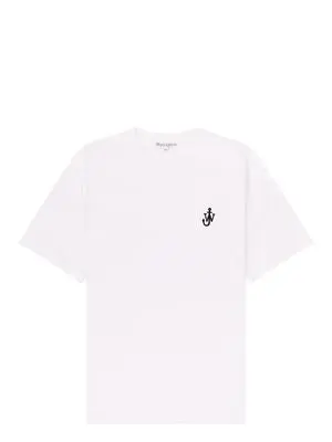 JW Anderson Anchor Embroidery T-shirt - White