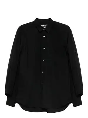 BLACK COMME DES GARÇONS Long-sleeved Shirt - Black