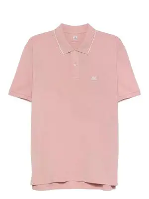 C.P. COMPANY Logo-patch Polo Shirt