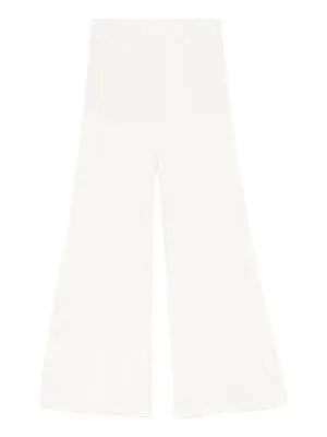 MERCI Crepe Palazzo Pants - White