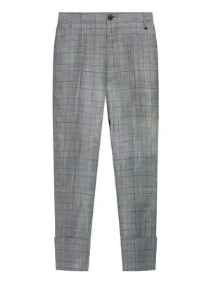 VIVIENNE WESTWOOD Checked Trousers - Grey