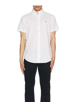 Polo Ralph Lauren Short Sleeve Chambray Sport Shirt In . Also - White