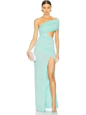 MOTHER OF ALL Amani Sleeveless Maxi Dress - Blue