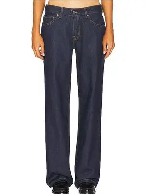 EB DENIM Low Rise Baggy Jeans - Blue