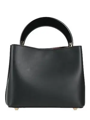 MY BEST BAG FIRENZE Leather Handbag With Detachable Shoulder Strap - Black