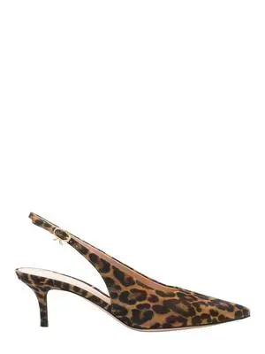 GIANVITO ROSSI 55mm Robbie Slingback Pumps - Brown