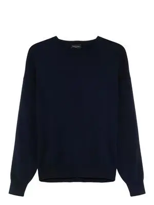ROBERTO COLLINA Fine-knit Top - Blue