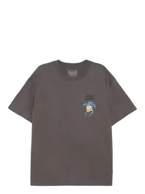 MUSIUM DIV. Logo-embroidered T-shirt - Grey