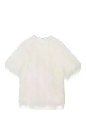 3.1 Phillip Lim Fringed Blouse - White