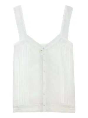 Zadig&Voltaire Celite Tank - White