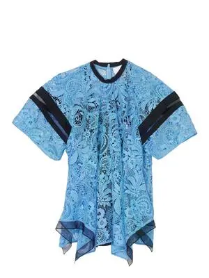 3.1 Phillip Lim Lace-panel Blouse - Blue