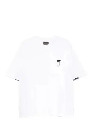 MUSIUM DIV. Printed Outseam Panelled T-shirt - White