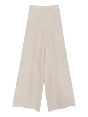 Max Mara Max Mara Sequoia Palazzo Trousers Neutrals