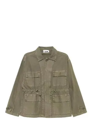 Izzue Cotton Military Jacket - Green